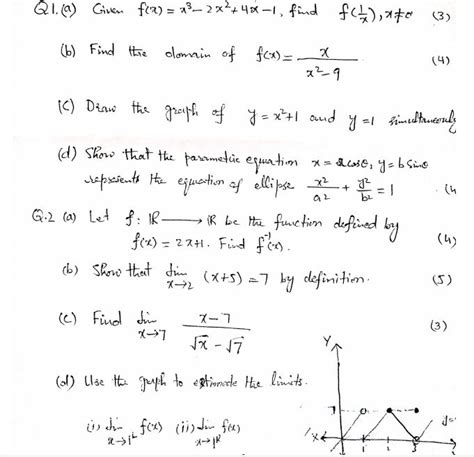 Calculus Pastprevious Question Paper University Cuitutorial