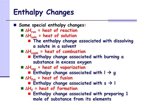 PPT Enthalpy Changes PowerPoint Presentation Free Download ID