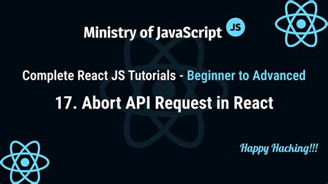 React Js Tutorials Cancel Api Request In React React Js From