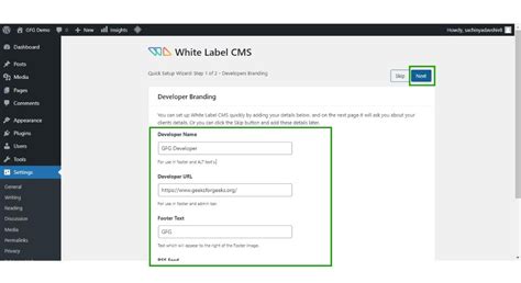 How To White Label Wordpress Admin Area Geeksforgeeks