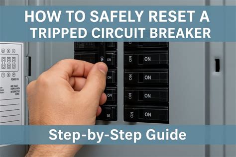 How To Safely Reset A Tripped Circuit Breaker A Step By Step Guide For Homeowners Electrical