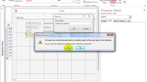 Ms Accesscreate Form Using Form Design Youtube