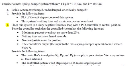 Solved Can You Help Me To Solve Part C With The Matlab