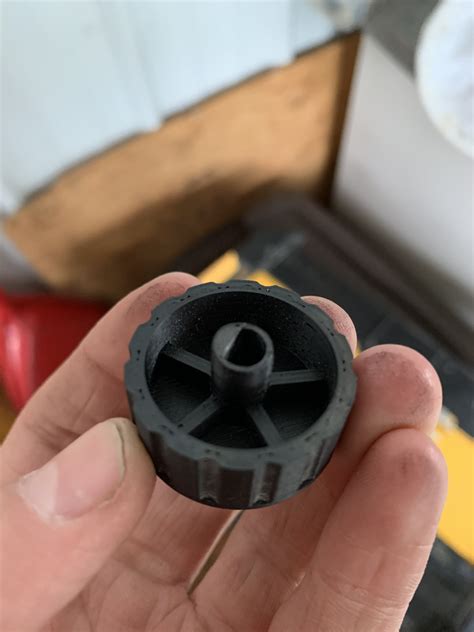 Dewalt Radio Volume Knob By Mathis Racine Download Free Stl Model