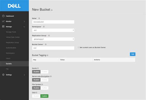 create ecs user s and bucket s dell centera to dell ecs technology