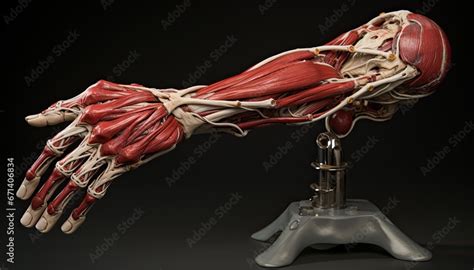 Human Arm Model For Practicing Medical Procedures And Learning Anatomy