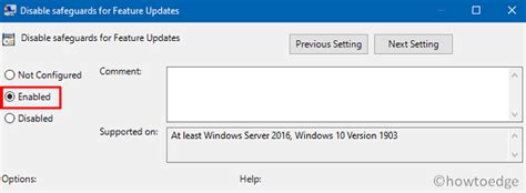How To Disable Safeguard Hold To Install Windows 10 Feature Updates