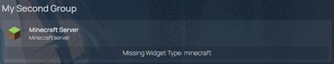 minecraft server widget not working · gethomepage homepage · discussion