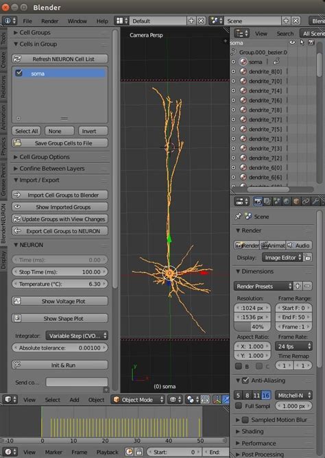Blenderneuron