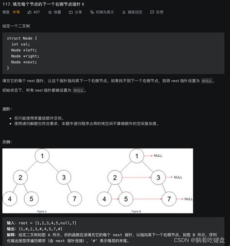 【力扣刷题总结之117 填充每个节点的下一个右侧节点指针 Ii】力扣117js Csdn博客 【力扣刷题总结之117 填充每个节点的下一个右侧节点指针 Ii】力扣117js Csdn博客