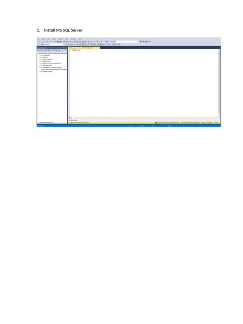 Install Ms Sql Server Pdf