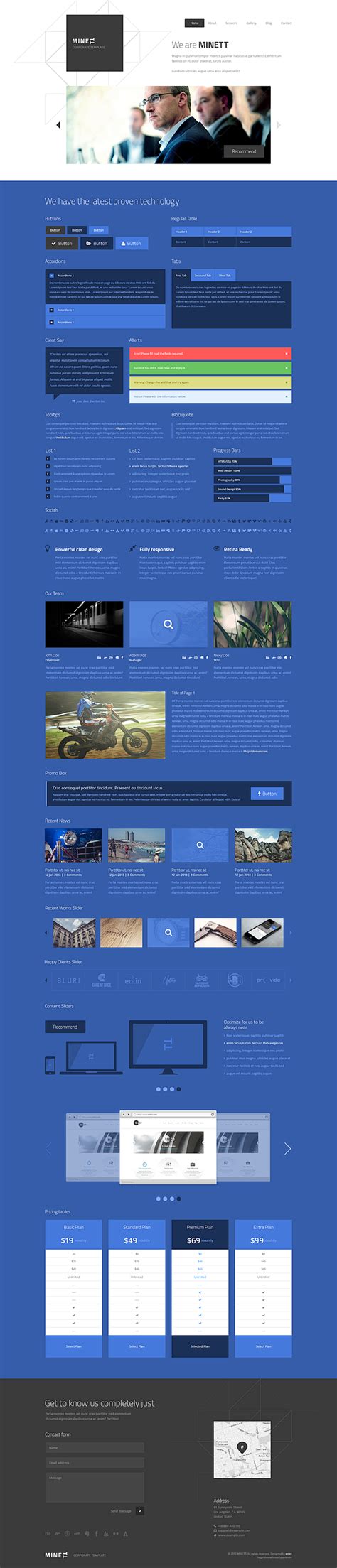 网页组件设计样式