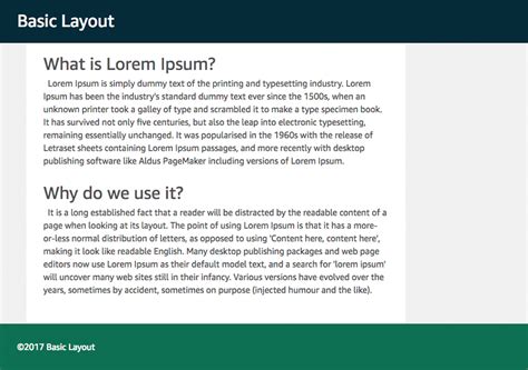 GitHub Andrewjcurrie Layout Basic One Page Responsive Layout