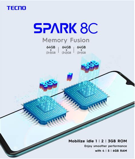 Tecno Spark C Receives Virtual Expandable Memory Update And Is The First Budget Smartphone With