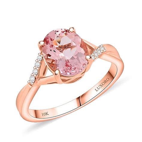 Appraised And Certified 3 5 Ct Pink Morganite Diamond Solitaire Ring