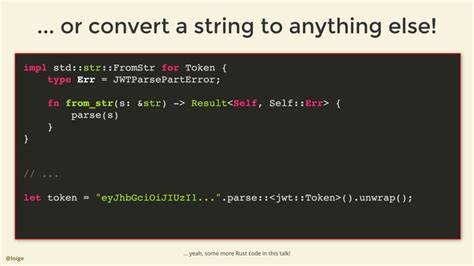 My First Rust Crate Jwtinfo Ppt