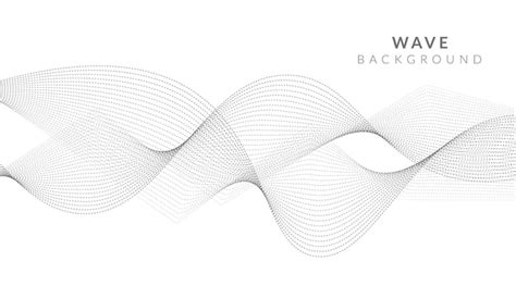 Premium Vector Vector Data Technology Background Dotted Halftone Waves Connecting Dots And Lines