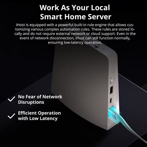 Snapklik SONOFF IHost Smart Home Hub G Central Control Gateway Private Local Server For