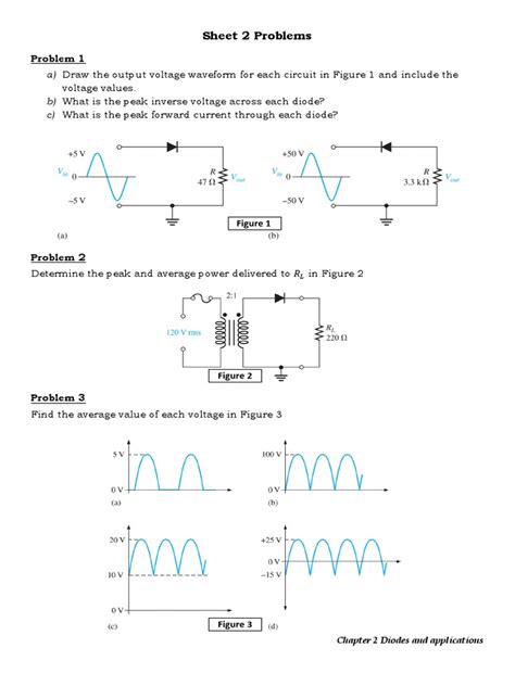 sheet 2 pdf pdf rectifier electrical engineering