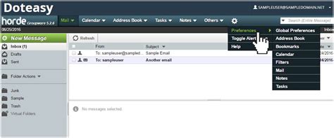 Accessing Your Emails Using Horde