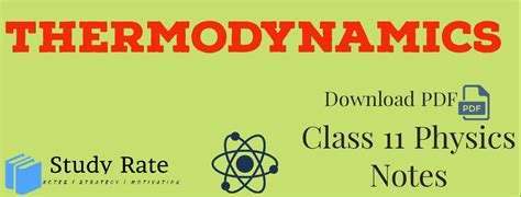 Thermodynamics Class 11 Notes Physics Notes Download Pdf For Jeeneet