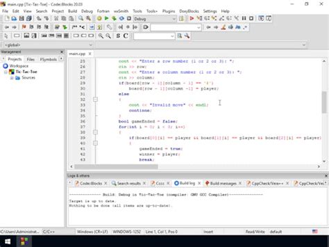 Introduction To C Programming Create A Tic Tac Toe Game