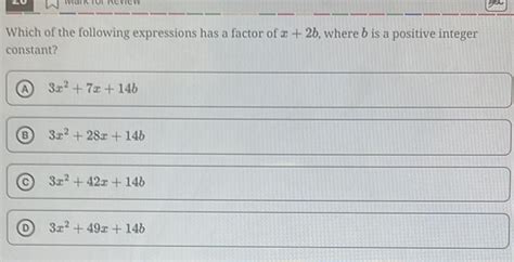which of the following expressions has a factor of x 2b where b is a