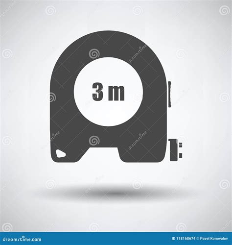 Icon Of Constriction Tape Measure Vector Illustration 195972008