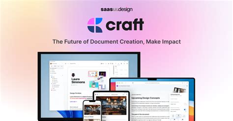 craft ui ux design saas application design saas ui