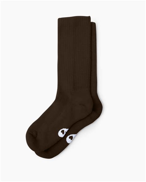 Brown Mid Calf Wool Socks Style 1554 We Love Colors