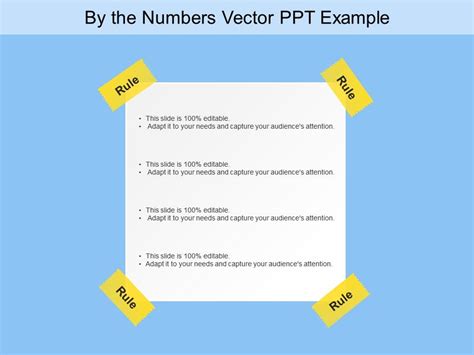 by the numbers vector ppt example powerpoint templates designs ppt
