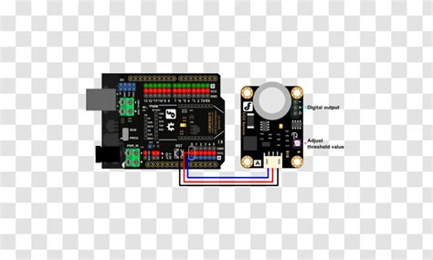 Arduino Sensor Analog Signal Carbon Dioxide Voltage Gas Transparent PNG