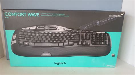 Model K350 Receiver Logitech Comfort Wave Wireless Keyboard