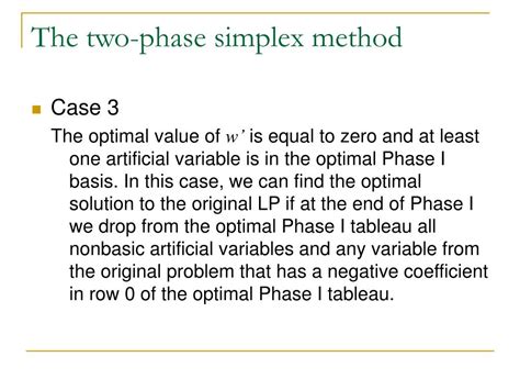 PPT The Two Phase Simplex Method PowerPoint Presentation Free Download ID