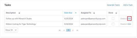 Creating And Managing Tasks Memberclicks Trade