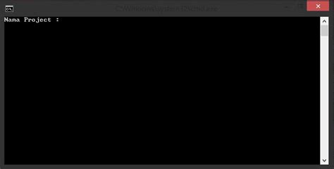 Auto Bat Script Untuk Bikin Folder Project
