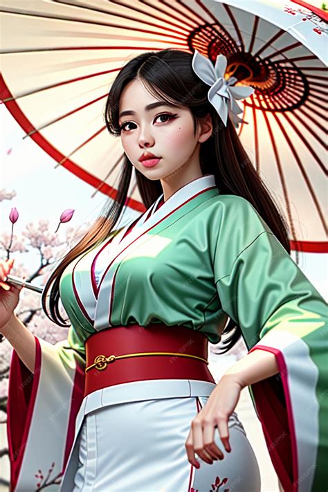 Premium Ai Image Anime Girl Characters Cute Kawaii Illustrations