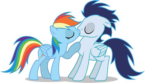 Soarin And Rainbow Dash Are Kissing By Creedyboy124 On Deviantart