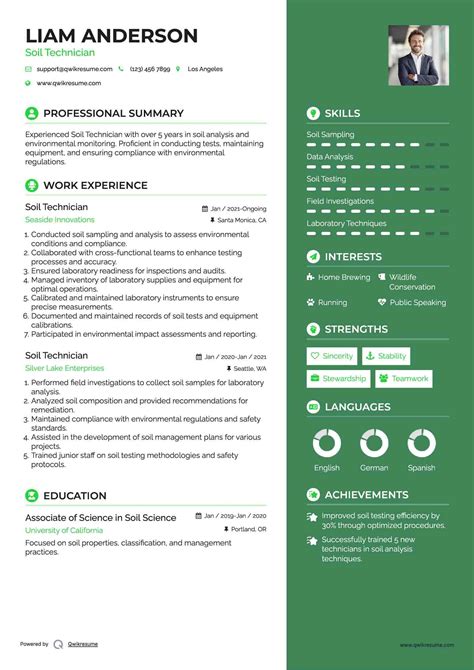 10 Soil Technician Resume Samples And Templates For 2025