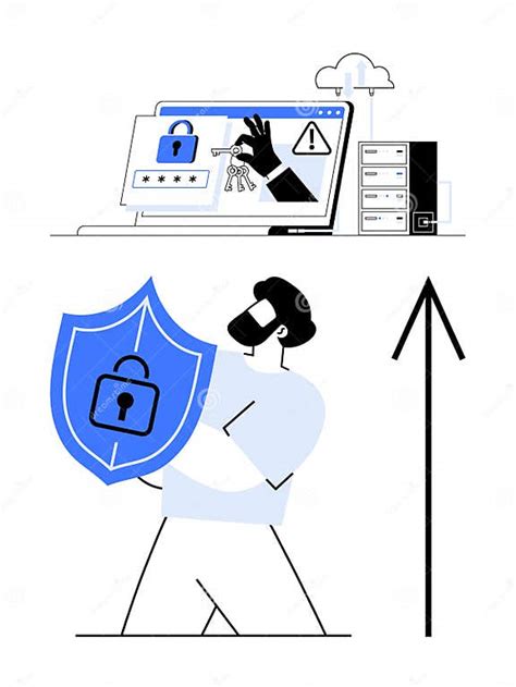 Digital Security With Encrypted Login And Shield Protection Symbol Highlighting Privacy