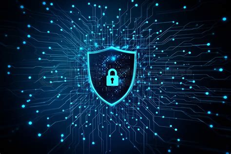 Cyberai数字艺术 Cyber Security3d渲染科技感深蓝色盾牌锁形图标安全保护插画 Ai平面元素免费下载 Png格式 4032像素 编号71723176 千图网