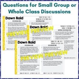 Dawn Raid Novel Study And Discussion Questions Top Teaching Tasks