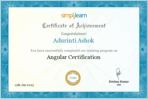 ashok adurinti on linkedin certified angular