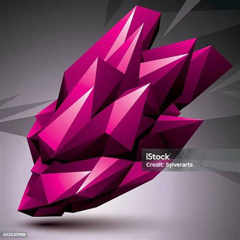 비대칭 3d 추상적임 반대하십시오 밝은 기하 공간지각력 양식 0명에 대한 스톡 벡터 아트 및 기타 이미지 0명 2015년 3차원 형태 Istock