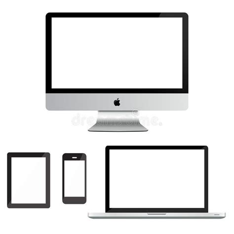 Blank Apple Computer Screen