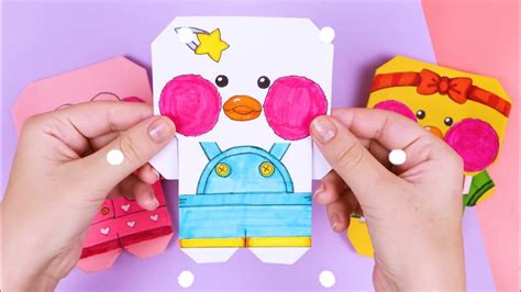 Оригами УТОЧКА Лалафанфан из бумаги Diy Утки из Тик Тока Origami Pap Origami Paper