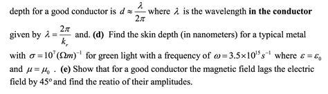 Solved A Calculate The Reflection Coefficient R At Chegg