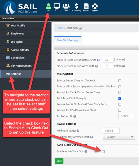 How To Set Up Auto Clo Help