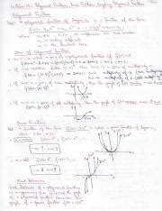 Lecture Polynomial Functions Power Functions Graphing Polynomial Functions Pdf Course