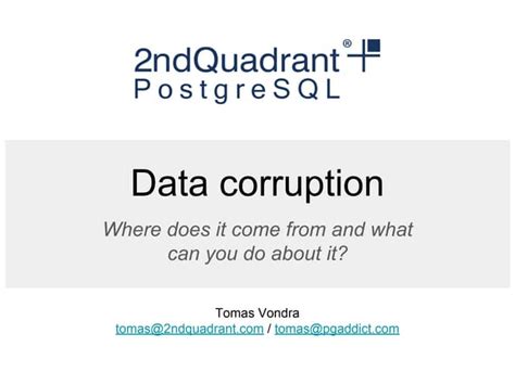 Data Corruption Ppt